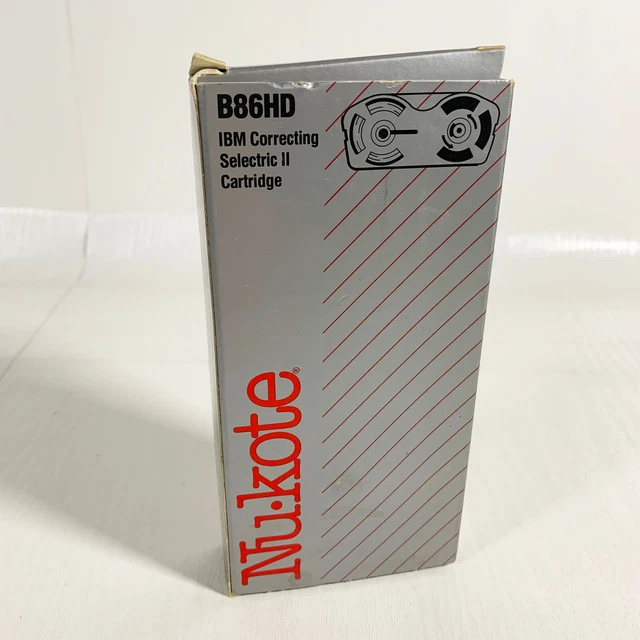 [NEW] NU-KOTE B86HD IBM Correcting Selectric II Cartridge Film Ribbon ...