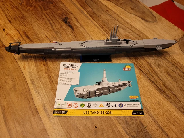 COBI HISTORICAL COLLECTION World War II U-Boot USS Tang Bausatz (4831 ...