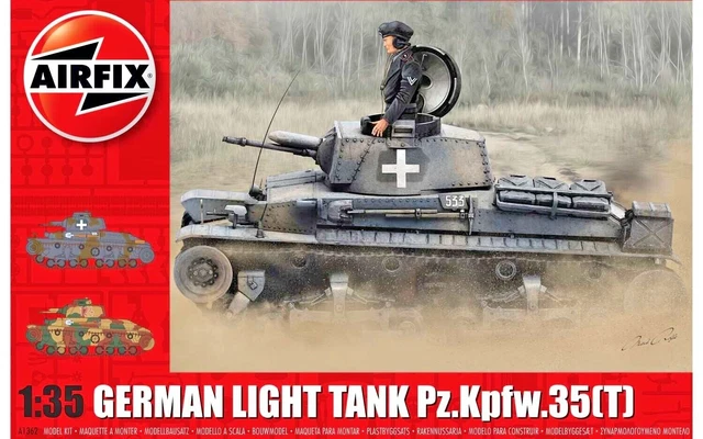 AIRFIX GERMAN LIGHT TANK P.z.KPFW 1:35 Scale A1362 £35.05 - PicClick UK