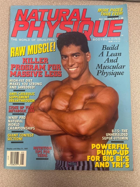 NATURAL PHYSIQUE BODYBUILDING muscle magazine GARY GOMEZ 5-93 £7.81 ...