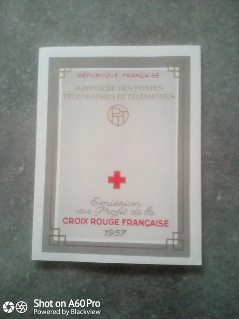 CARNET CROIX ROUGE 1957 Neufs**. Cote 90 Euros Superbe EUR 1,00 - PicClick FR