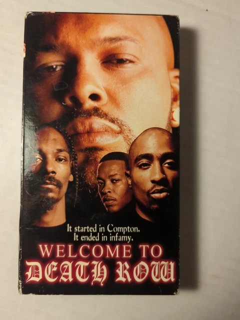 WELCOME TO DEATH Row 2001 VHS documentary Gangster rap Snoop Dogg Tupac ...