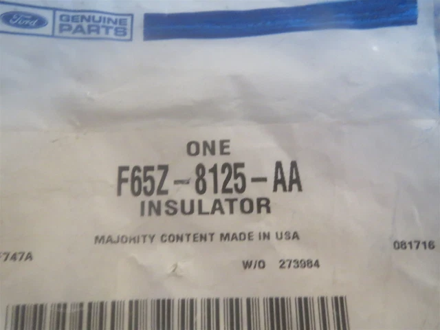 NOS FORD HARDWARE Insulator Part Number F65Z-8125-Aa New £4.74 ...