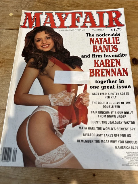 MAYFAIR MAGAZINE VOL 24 No 9 Inc Natalie Baby’s And Karen Brennan £11.12 - PicClick UK