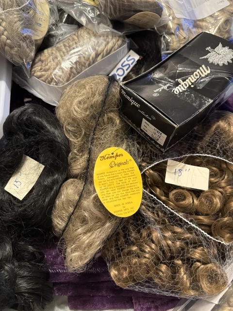 MONIQUE KEMPER DOLL Wig 4 Lot For Large Dolls Masterpiece Levenig ...