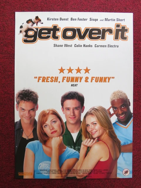 GET OVER IT Vhs Video Poster Kirsten Dunst Ben Foster 2001 £13.99 ...