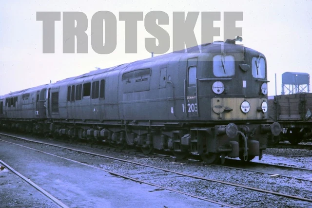 35MM SLIDE BR British Railways Diesel Loco Class D16 10203 Derby 1966 ...