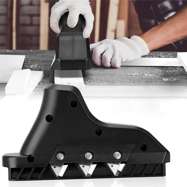 EDGE FIXTURE GYPSUM Board Chamferer Hand Plane Chamfering Planer Wall ...