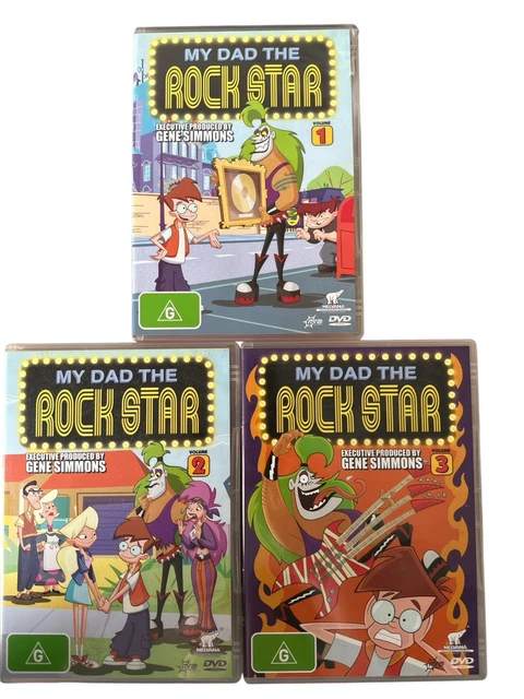 MY DAD THE Rock Star - Vol 1,2&3 - DVD R4 - Produced By Gene Simmons ...