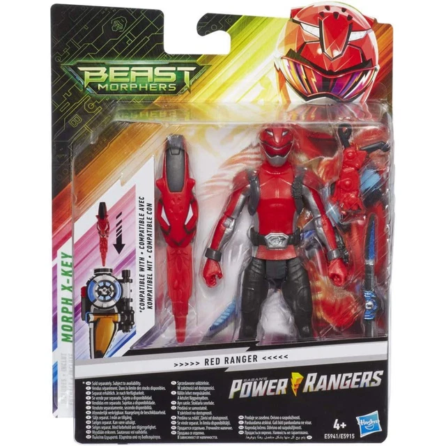 FIGURINE ARTICULÉE POWER Rangers collection Beast Morphers Red Ranger ...