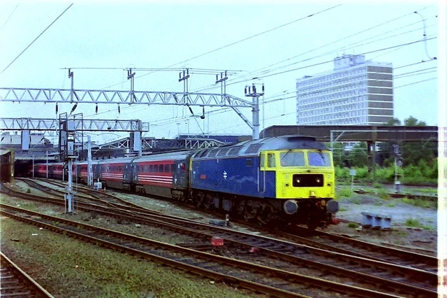 35MM RAILWAY COLOUR Negative Class 47 840 at crewe £1.75 - PicClick UK