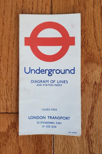 1975 LONDON UNDERGROUND Limited Metropolitan Railway Subway Map Diagram ...