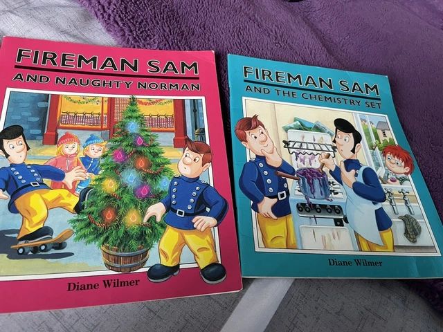 FIREMAN SAM AND the Chemistry Set And naughty Norman £3.50 - PicClick UK