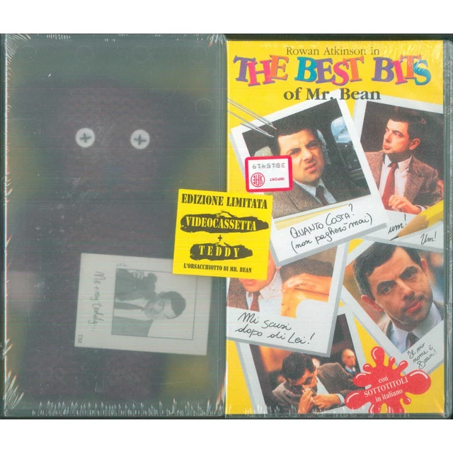 TEDDY MR BEAN + VHS Ufficiale Numerato Autografato Peluche 1996 ...