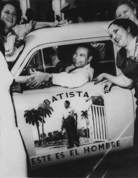 GENERAL FULGENCIO BATISTA is re-elected President of Cuba, with- 1954 ...