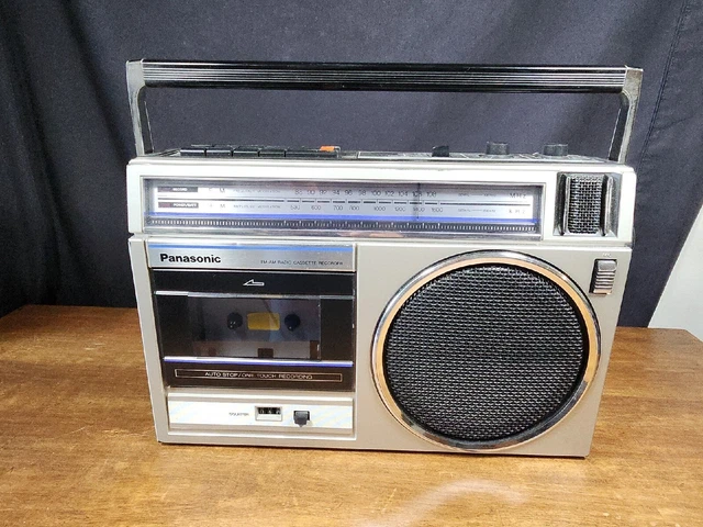 VINTAGE PANASONIC AM-FM Radio Cassette Recorder Model Rx=1490 $45.00 ...