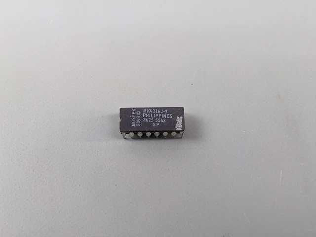 (5) MOSTEK MK4116J-3 RAM ICs, 16Kx1 4116 Memory, FULLY TESTED + WORKING ...