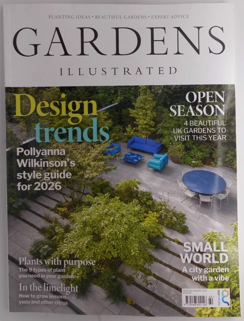 GARDENS ILLUSTRATED MAGAZINE Jan 2026 Pollyanna Wilkinson's style guide ...