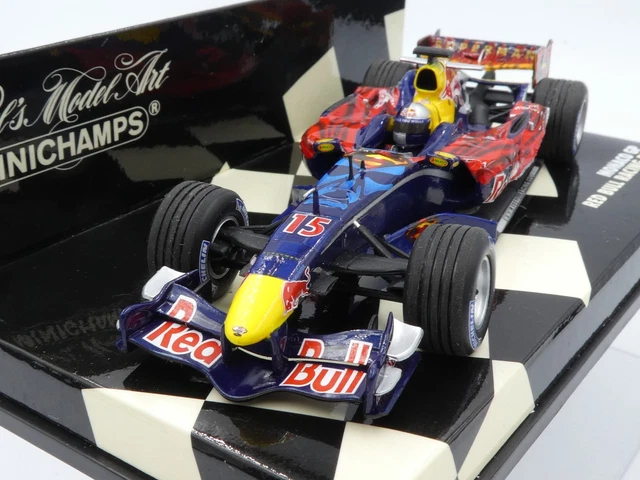 MINICHAMPS 1:43 CHRISTIAN Klien Red Bull RB2 Superman livery Monaco GP ...