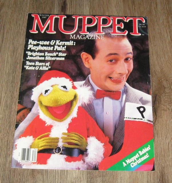 MUPPET WINTER 1987 magazine Pee-Wee Herman KERMIT Paul Reubens ARI ...