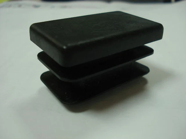 LOT DE 10 embouts rectangulaires pour tube 30x15mm bouchon ailette PVC ...