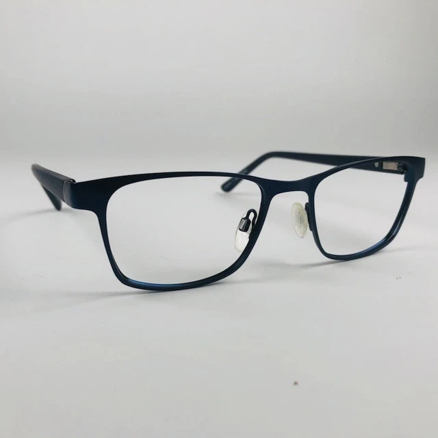 SPECSAVERS EYEGLASSES TEAL BLUE KEYHOLE SQUARE glasses frame MOD: AIDEN ...