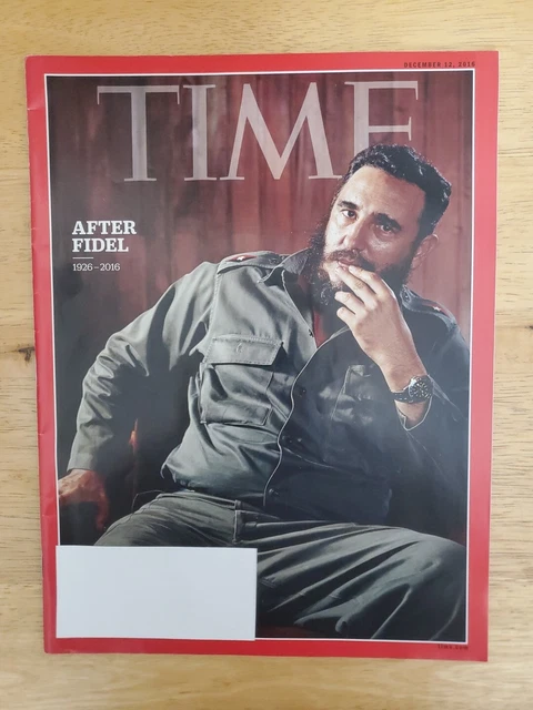 TIME MAGAZINE DECEMBER 12, 2016 After Cuban Fidel Castro American ...