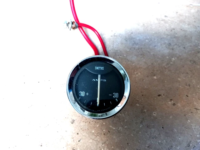 CLASSIC MINI COOPER S Smiths Amps Amp Gauge Dial Clock Rare Works Mk1 ...