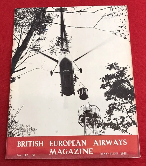 VINTAGE BEA BRITISH European Airways Magazine No.112 1958 £14.99 ...