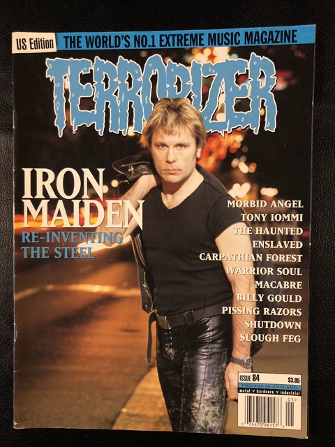 TERRORIZER MAGAZINE ISSUE 84 Nov 2000 Iron Maiden Bruce Dickinson Black ...