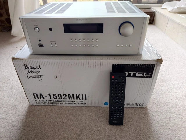 HIGH POWER INTEGRATED Amplifier!! ROTEL 1592 MKII £2400 RRP - SILVER £ ...