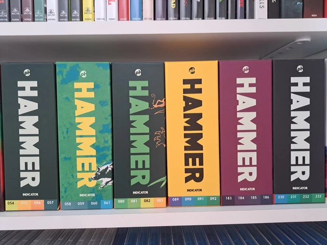 HAMMER HORROR FILMS Indicator Blu Ray Box Sets Volumes 1-6 Mint ...