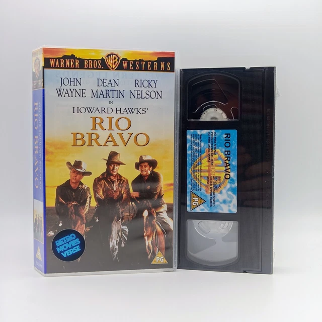 RIO BRAVO VHS New and Sealed John Wayne Dean Martin Ricky Nelson (1959 ...