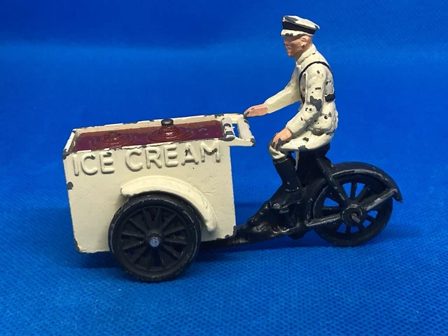 ICE CREAM TRICYCLE By Morestone (yellow 91) Damaged And Repaired See ...