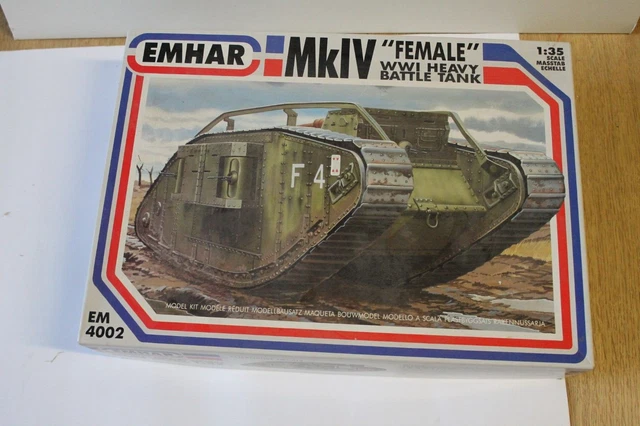 EMHAR MKIV FEMALE Wwi Heavy Battle Tank 1/35 EUR 30,00 - PicClick FR