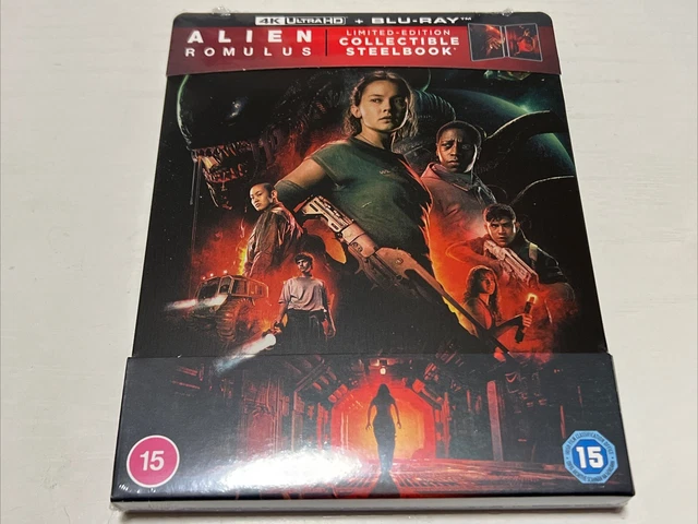 ALIEN ROMULUS 4K UHD Blu-ray SteelBook U.K. Exclusive. £45.99 - PicClick UK