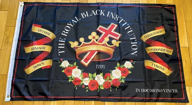 ROYAL BLACK PRECEPTORY flag rbp ulster scots orange order loyalist ...