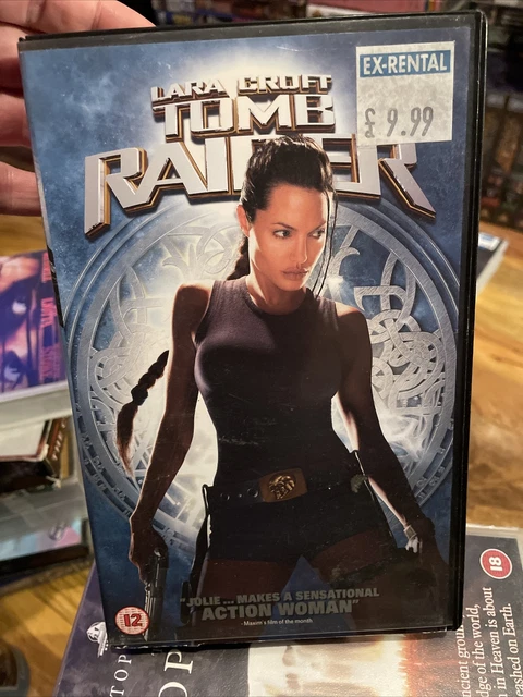 LARA CROFT TOMB Raider Paramount Ex Rental VHS Tape Angelina Jolie £8. ...