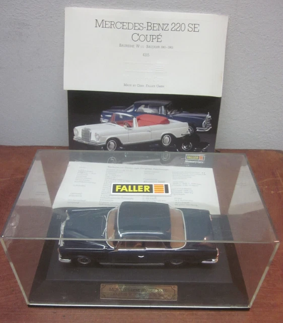 MODELLAUTO FALLER MERCEDES Benz 220 SE Coupe Baureihe W 1961 - 1965 EUR ...