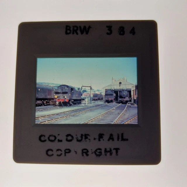 COLOUR-RAIL SLIDE REF BRW384 BR 5691 6628 D6837 Abercynon shed 8/64 £2. ...