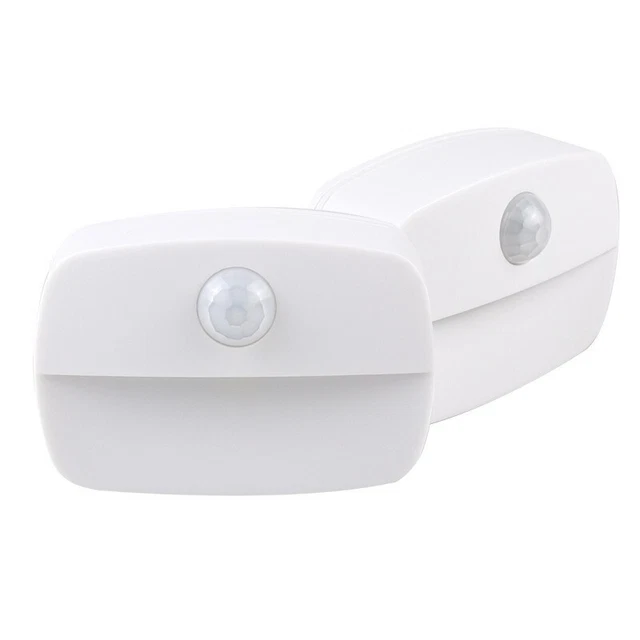 1-4PCS MOTION SENSOR Light Indoor LED Night Stick on Nightlight Battery ...