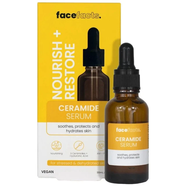 FACE FACTS BARRIER Repair Ceramide Serum 30ml Pro-Vitamin B5 ...
