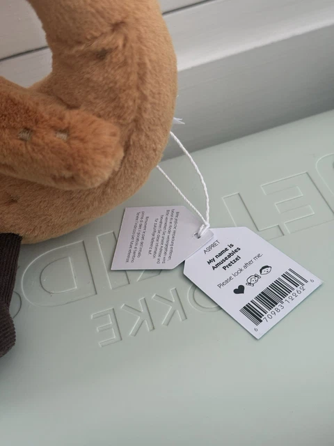 JELLYCAT AMUSEABLES PRETZEL BNWT £26.70 - PicClick UK