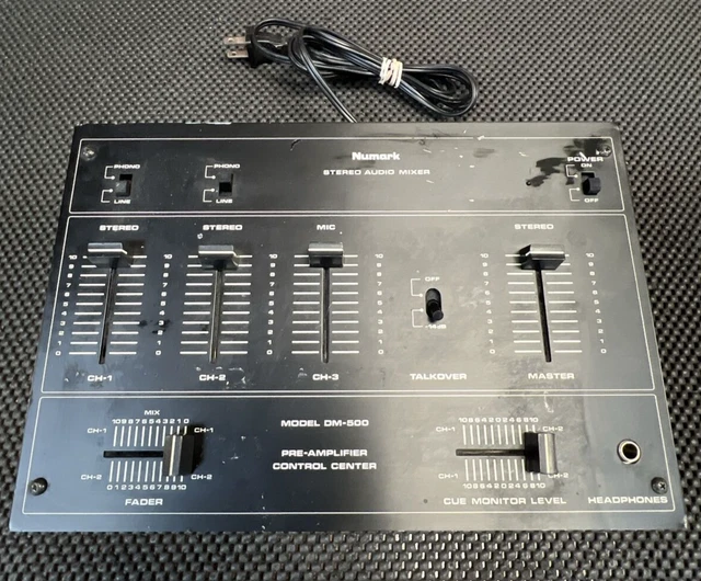 VINTAGE NUMARK STEREO PRE-AMPLIFIER AUDIO MIXER DM-500 b-2 $41.49 ...