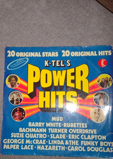 LP SCHALLPLATTE K-TEL'S POWER HITS 1975 20 Original Stars Hits Mud ...
