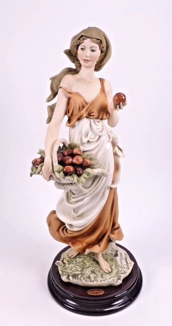 CAPODIMONTE FIGURE FLORENCE By Giuseppe Armani Lady Fresh Fruits ...