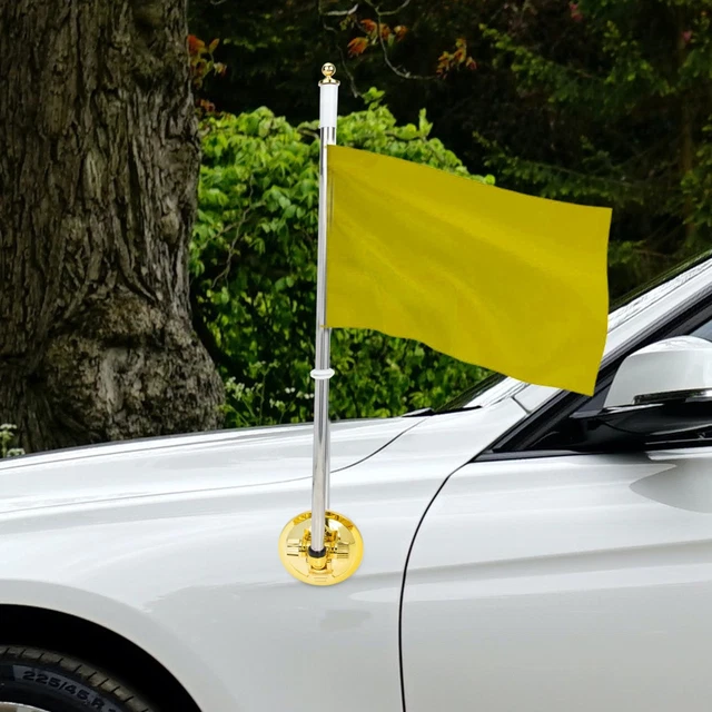 SUCTION CUP FLAGPOLE Base Vehicle Flagpole Holder car flagpole stand £ ...