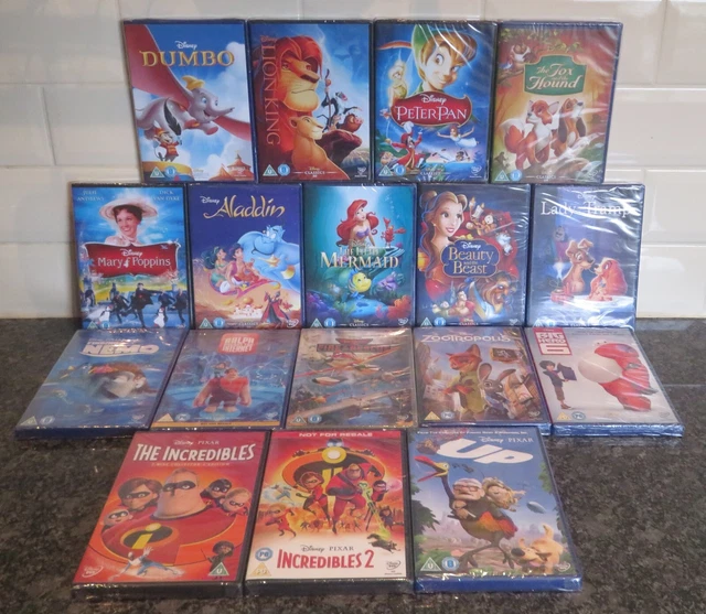 11 DISNEY DVDS. Nemo, Lion King 3, 101 Dalmatians, Monsters Inc ...
