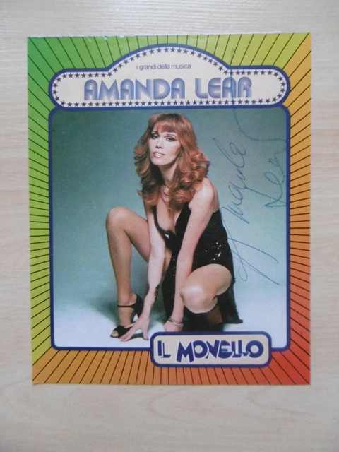 AMANDA LEAR AUTOGRAMM signed 15x19 cm Karte EUR 69,99 - PicClick DE