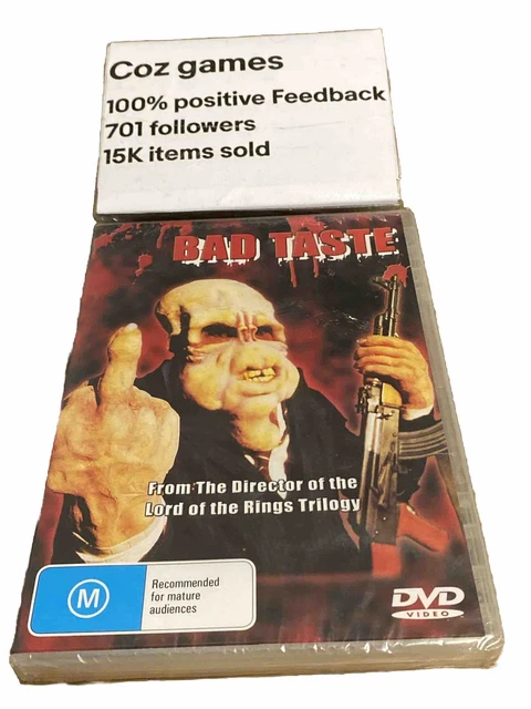 BAD TASTE DVD Peter JACKSON Terry POTTER BRAND NEW BUDGET RERELEASE ...